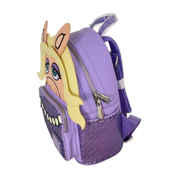 Disney | Bags | Disney Parks Disney Loungefly Muppets Miss Piggy Mini ...